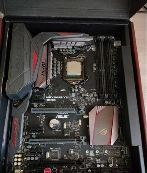 Комплект i5-8600k+Asus Maximus Hero viii