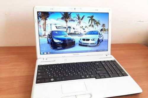Белый ноутбук Toshiba Sattelite C660D