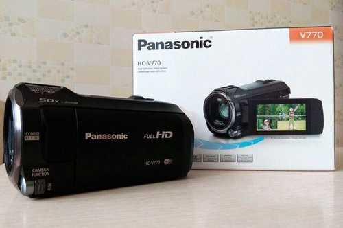 Видеокамера Panasonic HC-V770 (полный комплект)