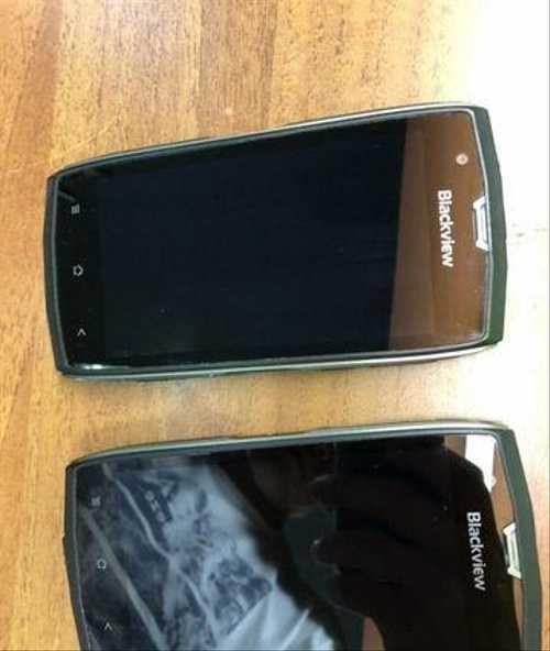 Два Телефона blackview bv7000 pro