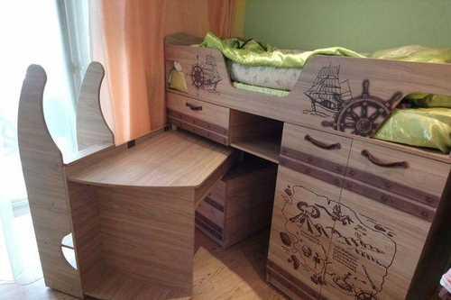Кровать чердак Корсар