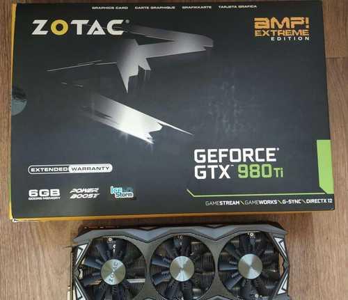 Zotac GTX 980ti 6gb (нерабочая)