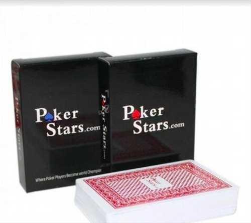 Карты "PokerStars" 2 колоды по 54 карты