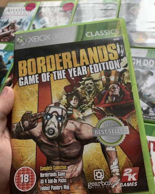 Borderlands goty xbox 360