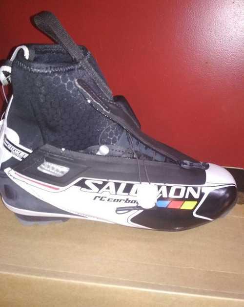 Лыжные ботинки Salomon RC carbon классика новые