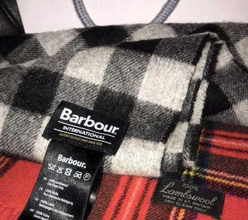 Шарфы Barbour, Англия, шерсть, оригиал