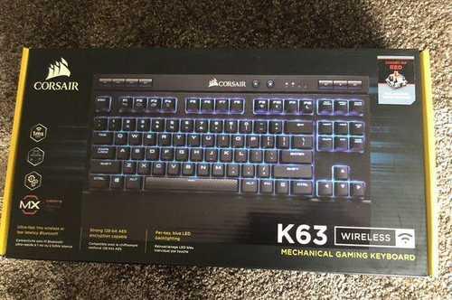 Игровая клавиатура Corsair K63 Wireless