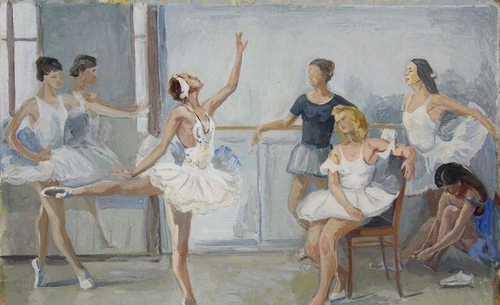 Картина "Балерины". С. Дунчев