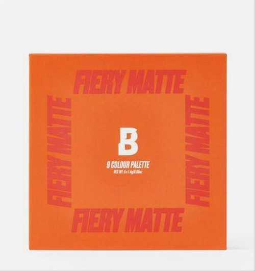 Fiery matte 9 colour palette