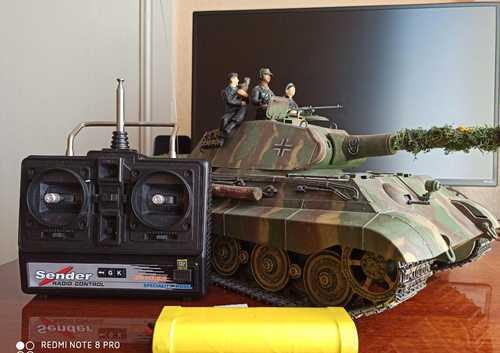 Модель танка king tiger-Heng Long 1/16 RC German