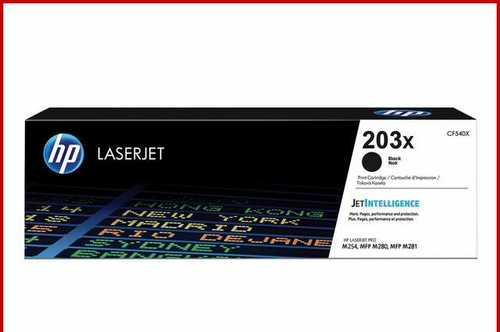 Картридж HP CF540X № 203X черный
