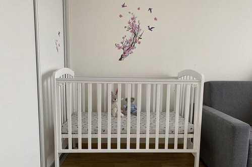 Кровать детская fiorellino dalmatina 120х60