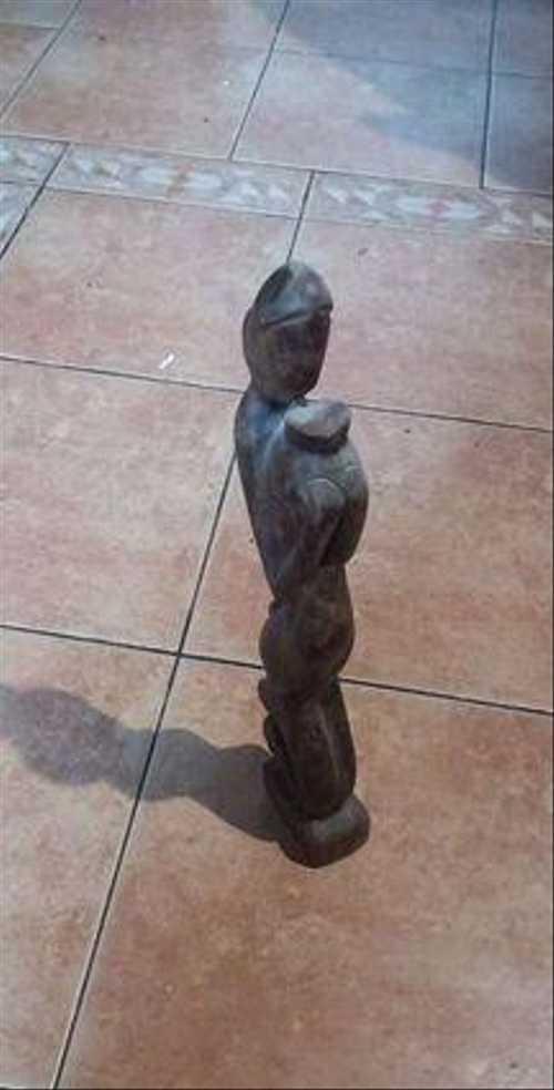 Деревянная статуэтка женщина африка
