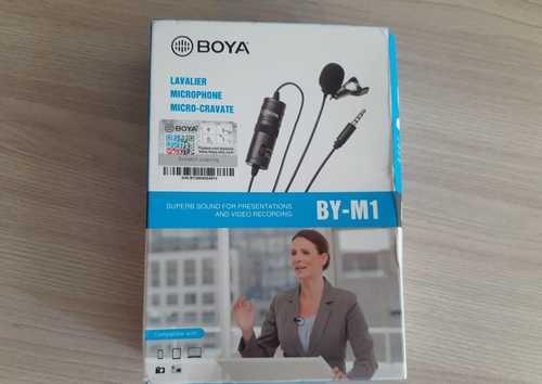 Микрофон петличный Boya-М1
