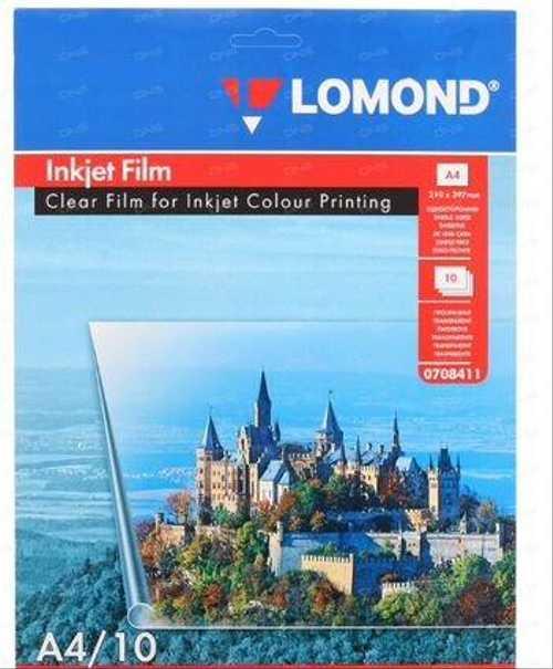 Пленка lomond для цветных струйных принтеров