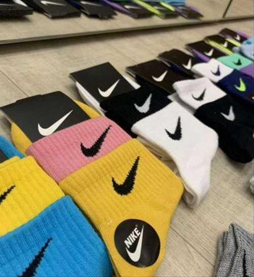 Носки nike цветные