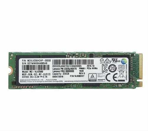 SSD диск samsung PM951 NVMe 512GB