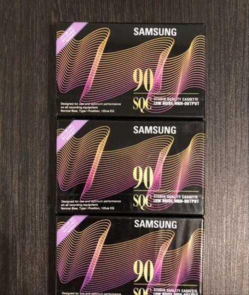 Аудиокасеты Samsung новые Made in Korea