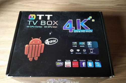 Андроид тв приставка OTT TV BOX 4K