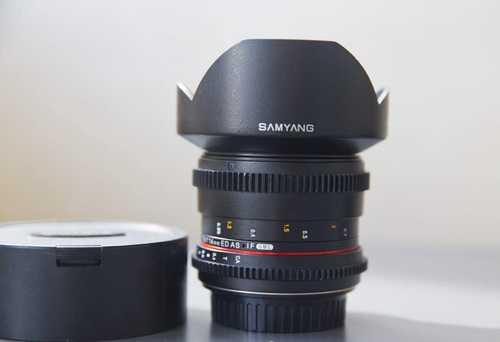 Samyang MF 14mm T3.1 AS ED IF UMC Canon