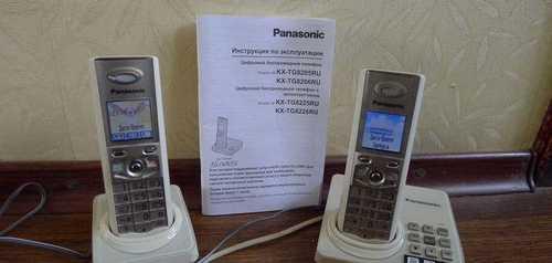 Телефон беспроводной Panasonic KX-TG8225RU 2трубки