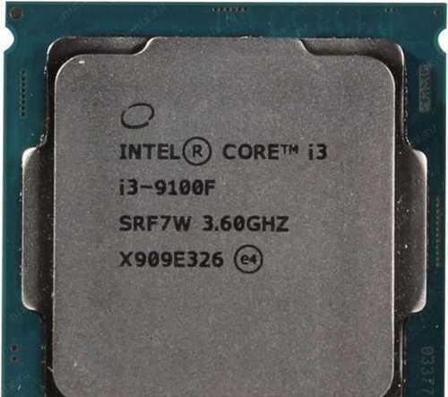 Intel core i3 9100f