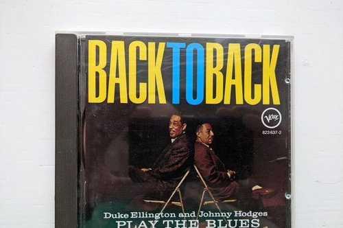 Duke Ellington and Johnny Hodges "Back to back" CD