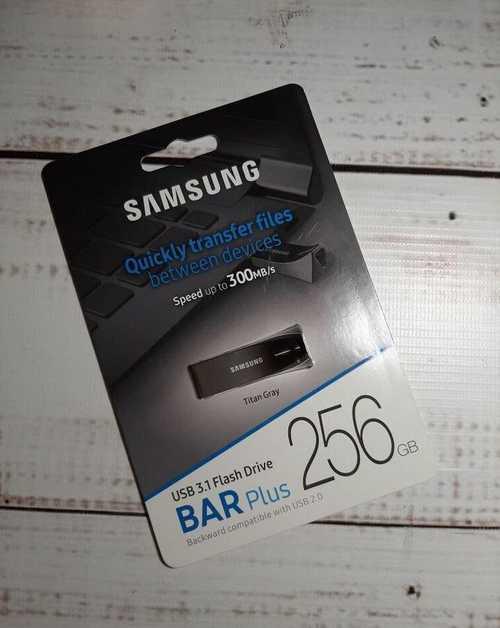 Флешка SAMSUNG BAR Plus 256GB