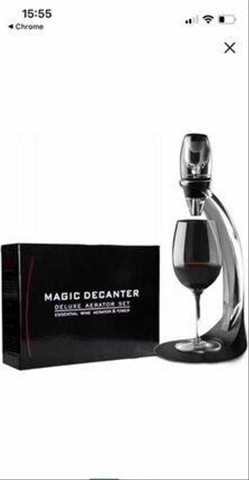 Аэратор для красного вина Magic decanter deluxe ae