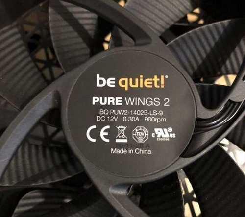 Корпусный вентилятор 140mm be quiet Pure Wings 2
