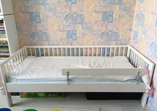 Кровать детская икея с матрасом