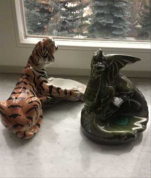 Тигр и Дракон керамика