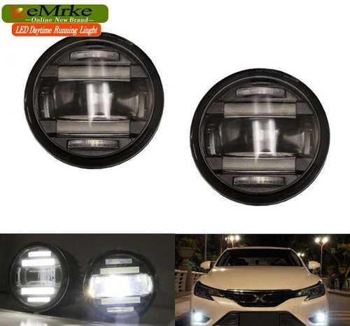 LED туманки для Nissan Juke дхо Линза F15