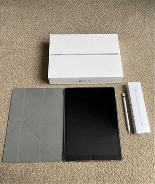 iPad Pro 128 gb, Wi-Fi, 12,9 Space Grey и Apple Pe