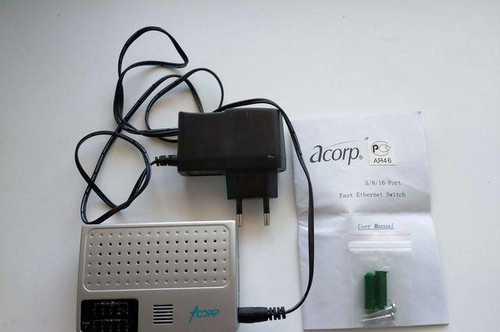 Коммутатор acorp hu5dp ver 3.0