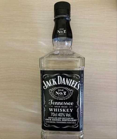 Бутылка из под виски Jack Daniels