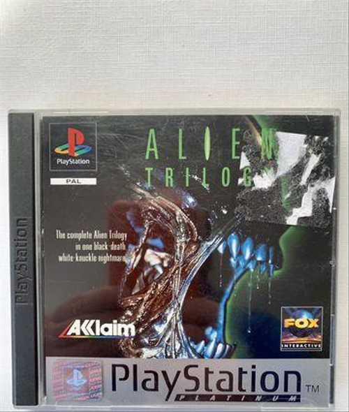 Игра для PS1, pal, alien trilogy
