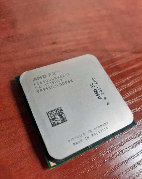 Процессор AM3+ 6ти ядерный AMD FX-6300