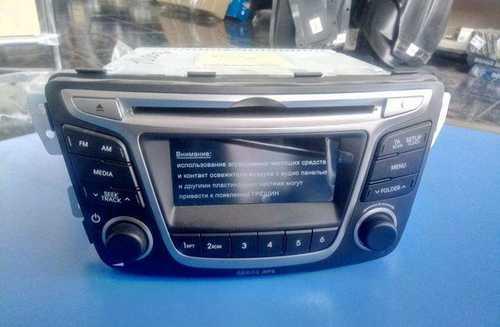 Магнитофон на Hyundai Solaris (radio/CD/MP3)