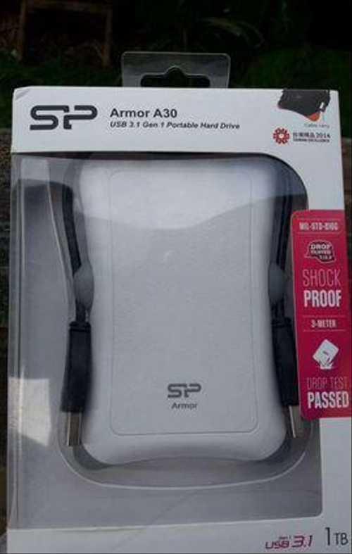 Внешний жесткий диск 1 тб SP Armor A30