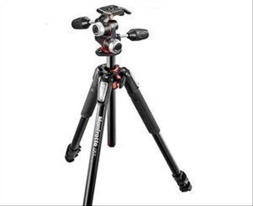 Manfrotto MK055xpro3-3W штатив с наклонной штангой