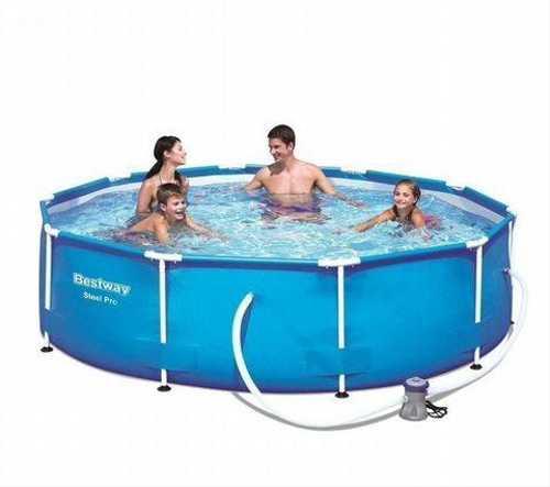 5614C Bestway Бассейн каркасный 244х76см с фильтро