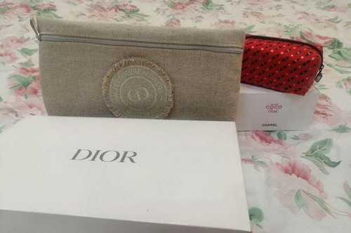 Косметичка Chanel и Dior оригинал