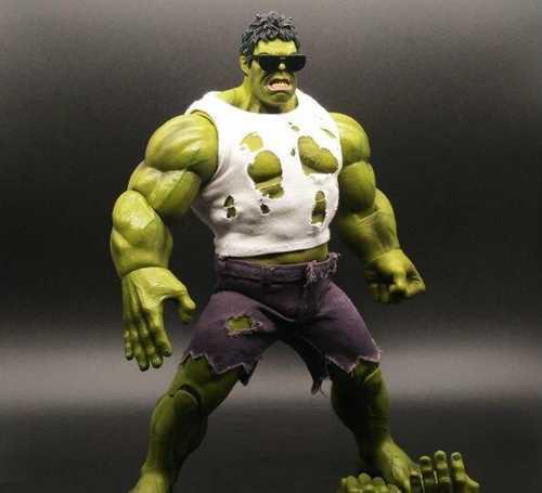 Халк Hulk игрушка фигурка + очки и майка 25см
