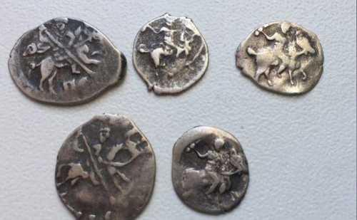 Серебряные монеты (чешуя)