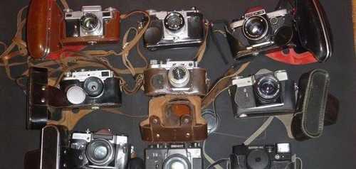 Коллекция пленочные фотоаппараты