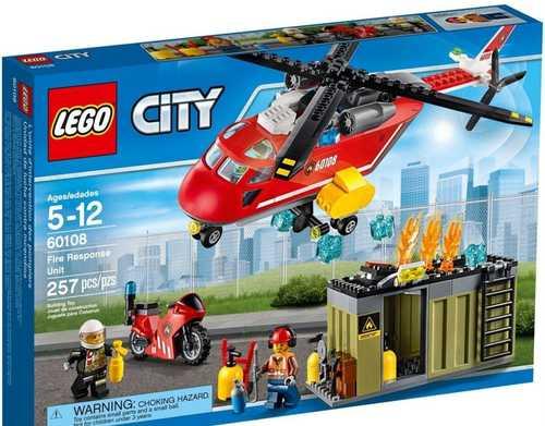 Lego City 60108 Пожарная команда Лего