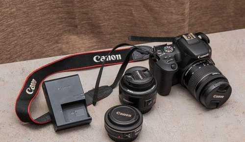 Canon EOS 200D kit объектив + yongnuo 50mm F1.8