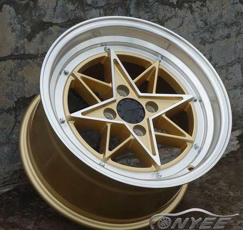 Диски Equip 03 R15 J8 ET20 4X100 золотые