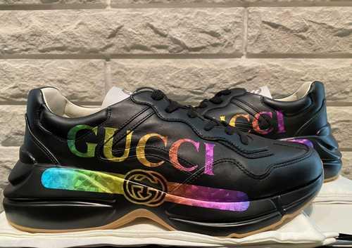 Кроссовки Gucci Rhyton Rainbow 9UK